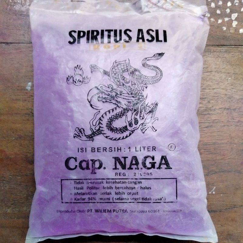 Jual SPIRTUS 1 LITER CAP NAGA ASLI BERKUALITAS | Shopee Indonesia