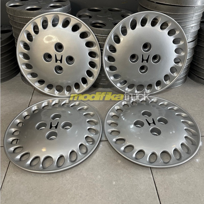 Jual wheeldop civic lama model bulat miring jdm pcd 4x100 bahan fiber ...