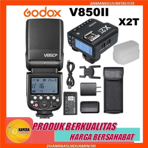 Jual Speedlite Flash Godox V850III V850II V850 V850 II HSS Ving Lithium ...