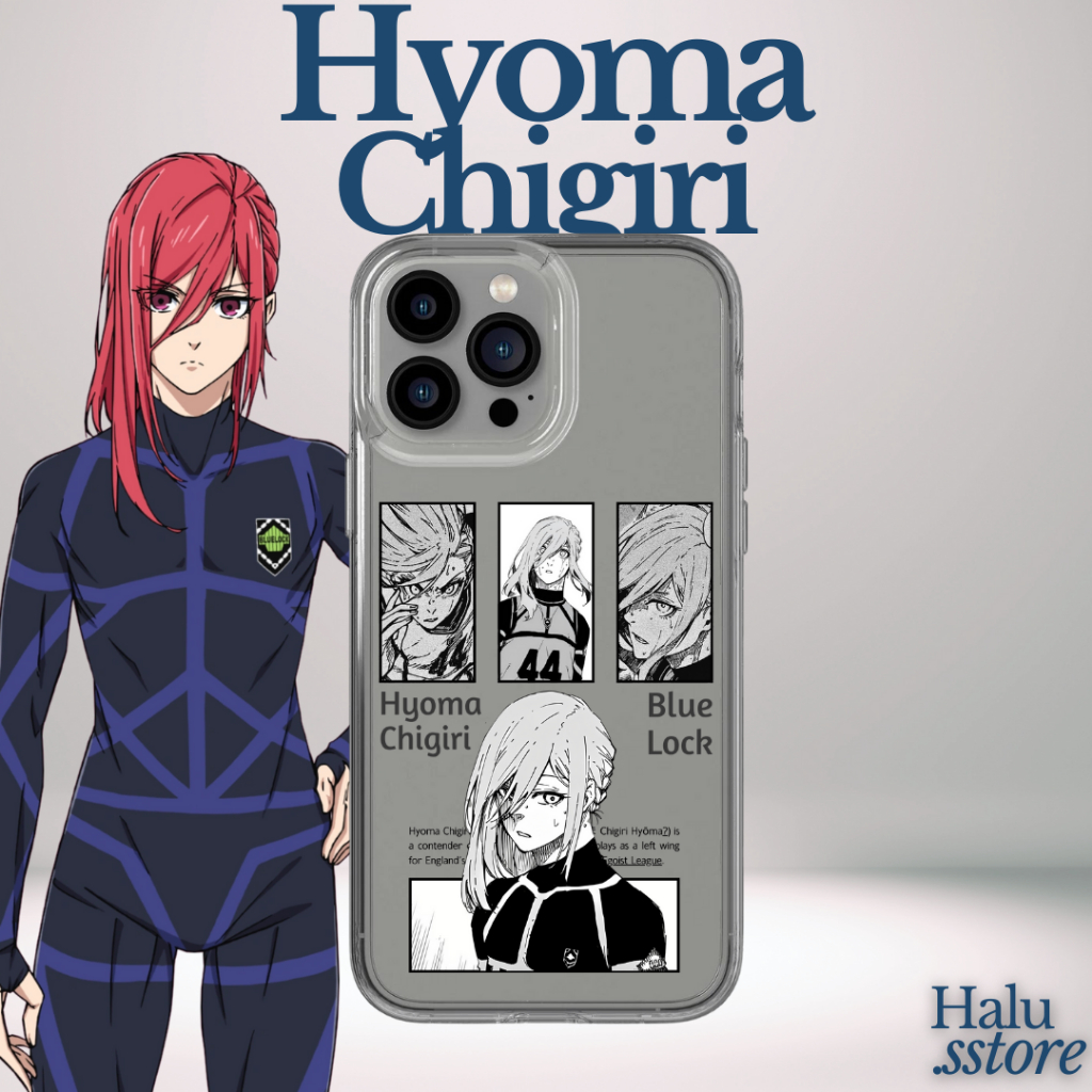 Jual Hyoma Chigiri Premium Clearcase I anime and cute design I blue ...