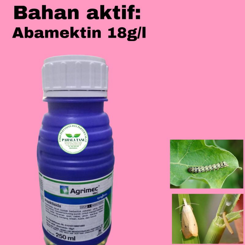 Jual Agrimec18EC/abamektin 18g/l/insektidida/hama ulat/hama kaper/hama ...