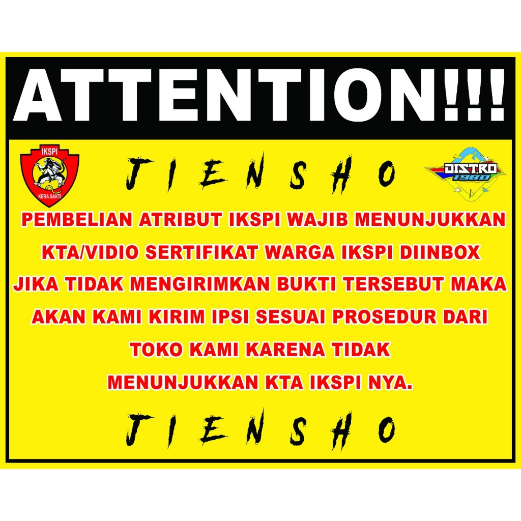 Jual T-SHIRT KAOS IKSPI KERA SAKTI - JIENSHO 1980 KS 250 | Shopee Indonesia