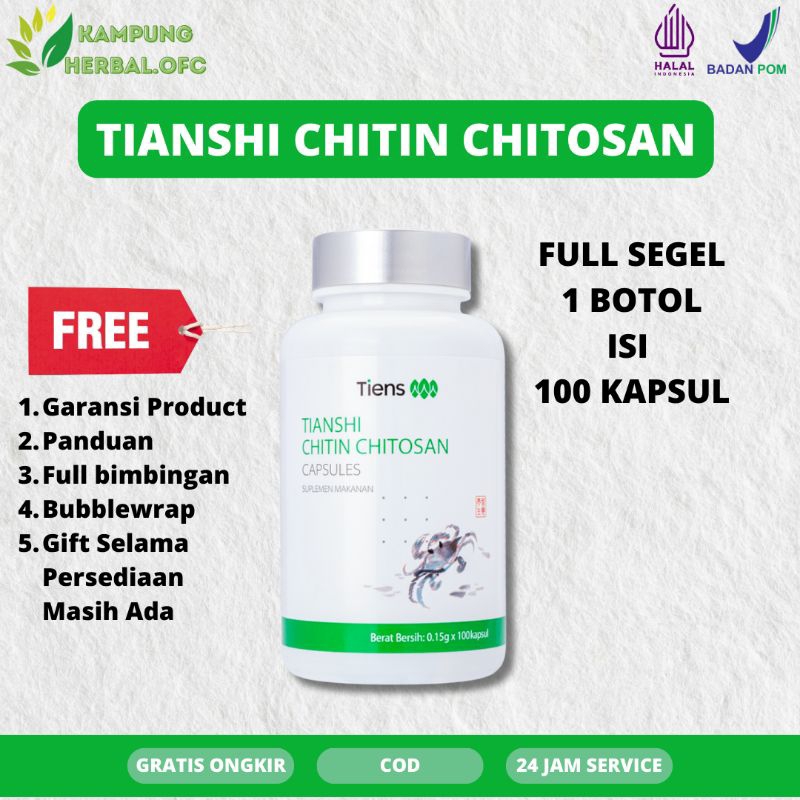 Jual Tianshi Chitin Chitosan Original Solusi Gerd | Magh Asam Lambung ...