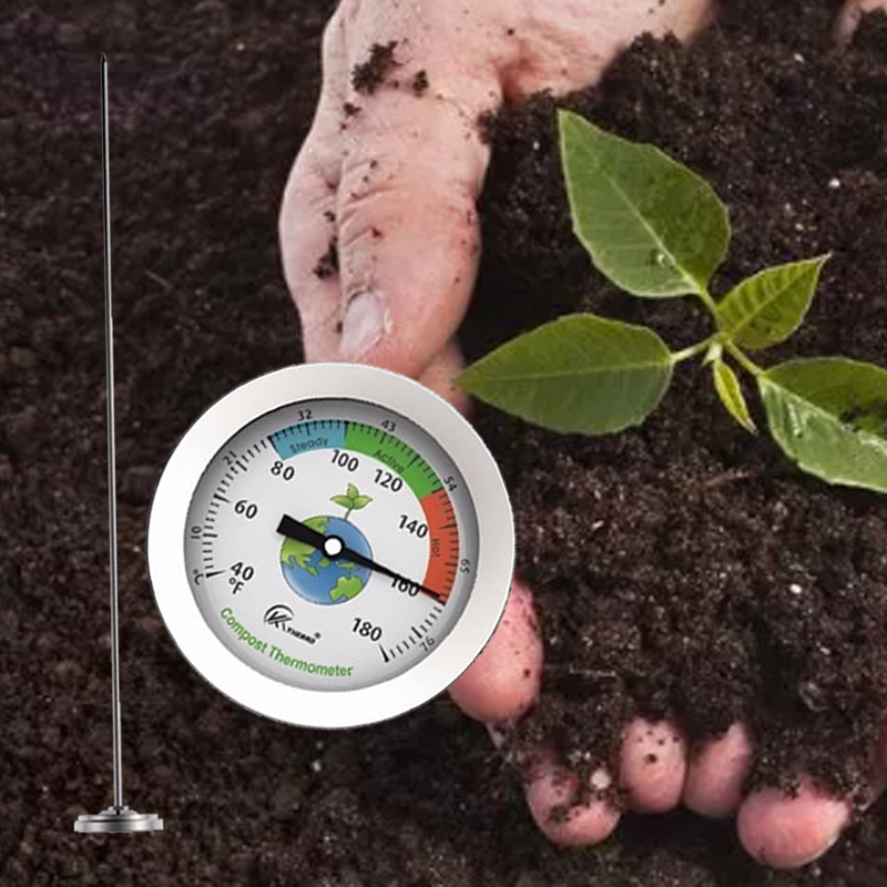 Jual 50cm Thermometer Tanah Termometer Kompos Jenis Penunjuk Baja Tahan ...