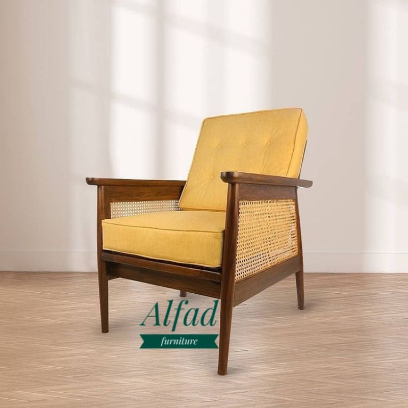 Jual SOFA SINGLE SEATER SATU DUDUKAN MINIMALIS KAYU JATI TERBARU ...