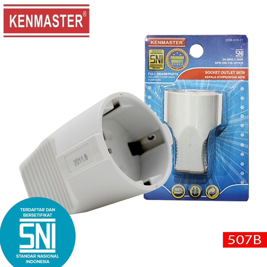 Jual Socket Outlet 507B / Kernmaster Kepala Stop Kontak | Shopee Indonesia
