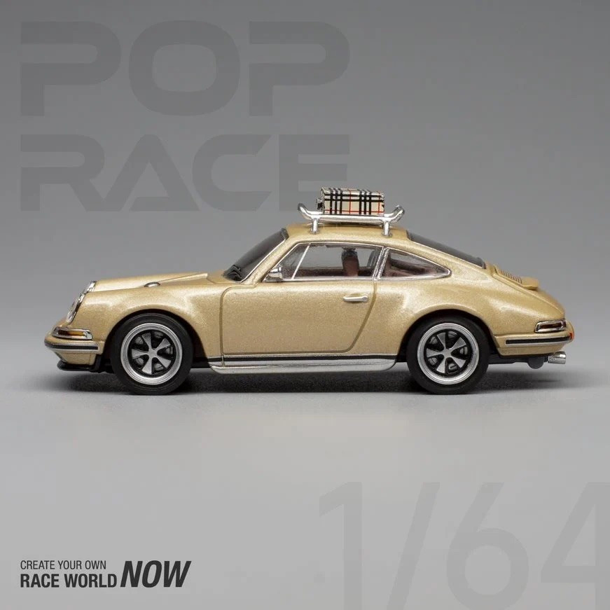 Jual POP RACE PORSCHE 964 SINGER BROWN DIECAST POP RACE PORSCHE SINGER ...