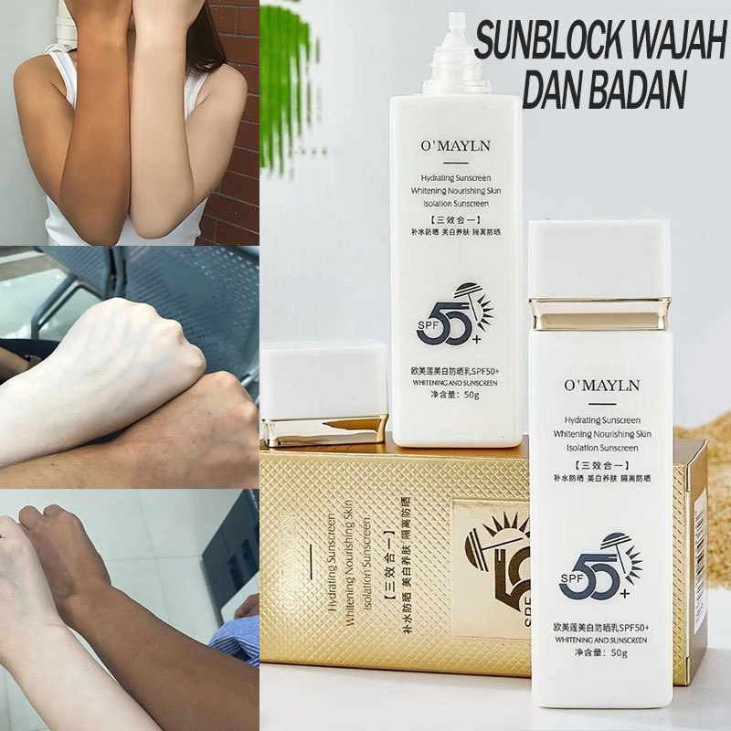 Jual Sunblock Badan Dan Wajah Tabir Surya Untuk Seluruh Tubuh Sunscreen ...