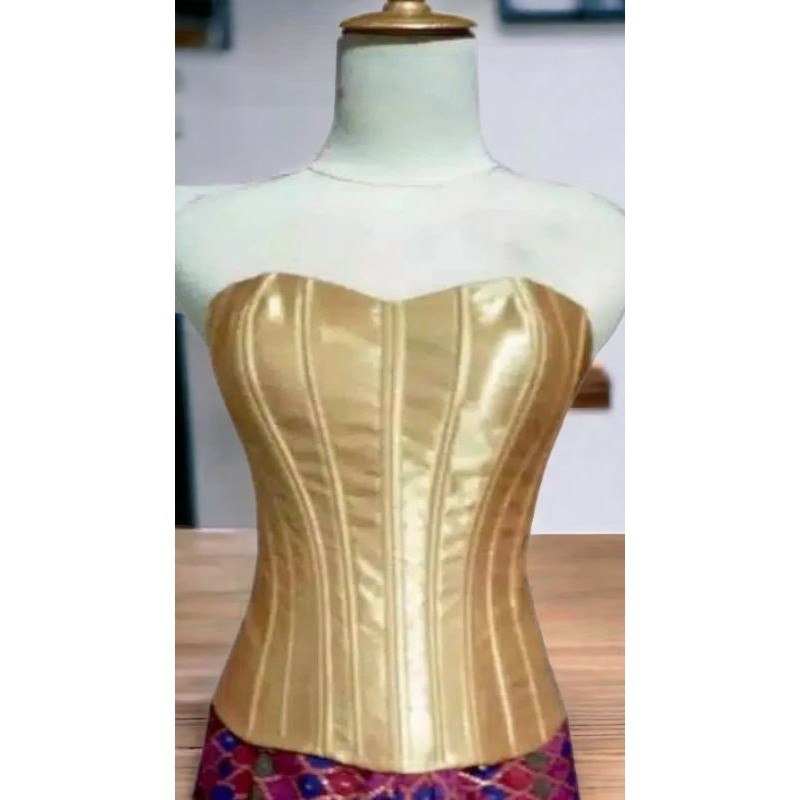 Jual Kamisol longtorso satin / bustier satin mewah / atasan wanita ...