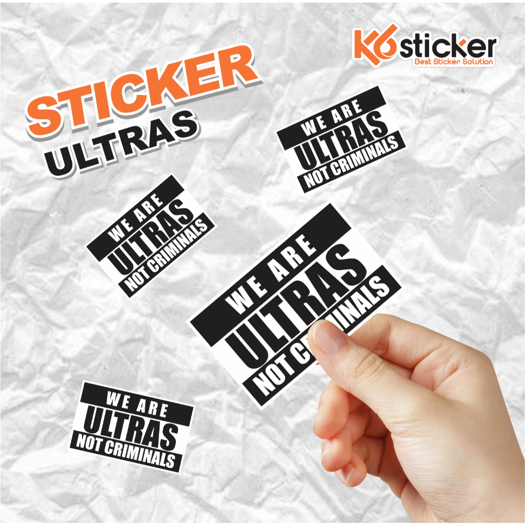 Jual Stiker Casual Football Ultras Sticker Brand Sepak Bola Tahan Air ...