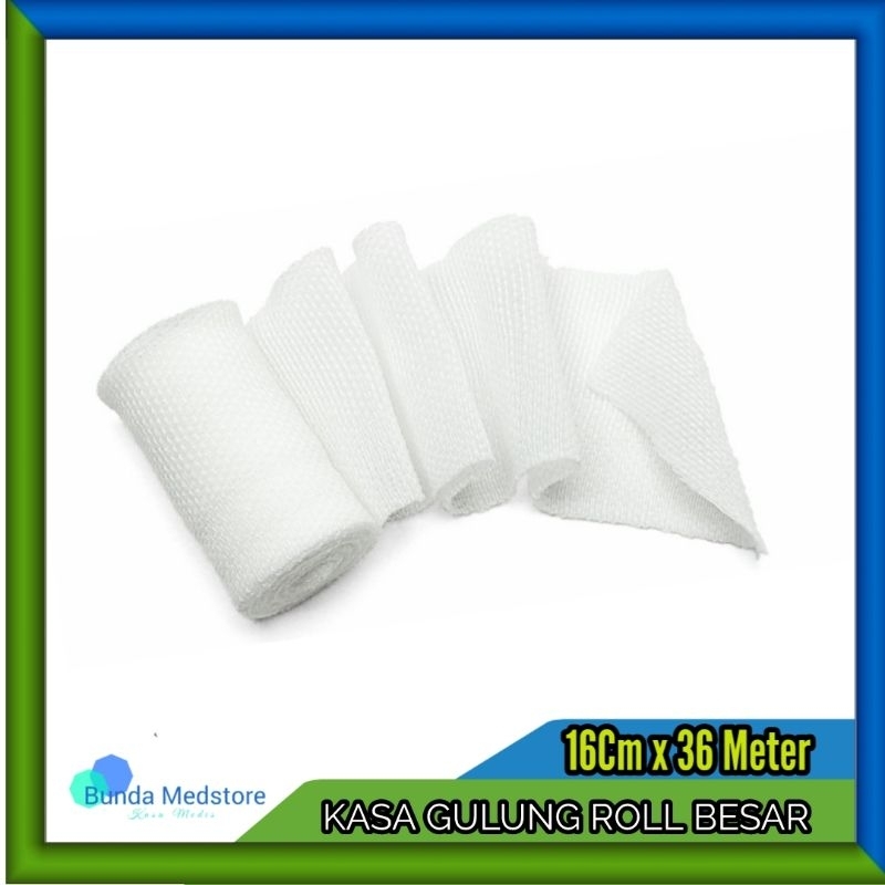 Jual Kasa Hidrofil Kain Perban Gulung Roll Besar Untuk Luka Patah ...