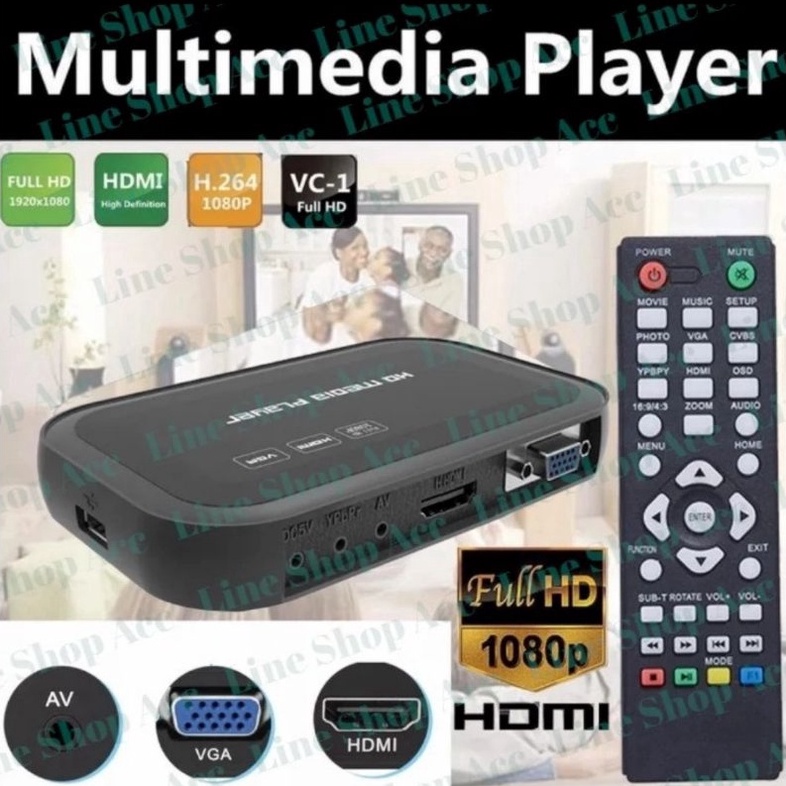 Jual KODE B2K2 HDMI Media Player Full HD 18P | Shopee Indonesia