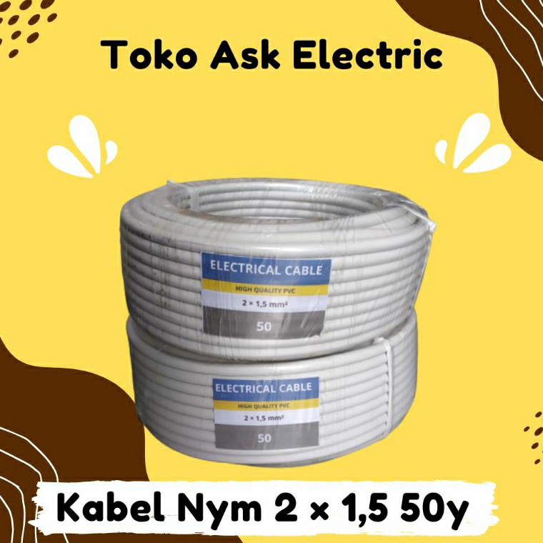 Jual KODE A54X 1 ROLL Kabel NYM Electrical 2 15 5 Kabel Kawat ...