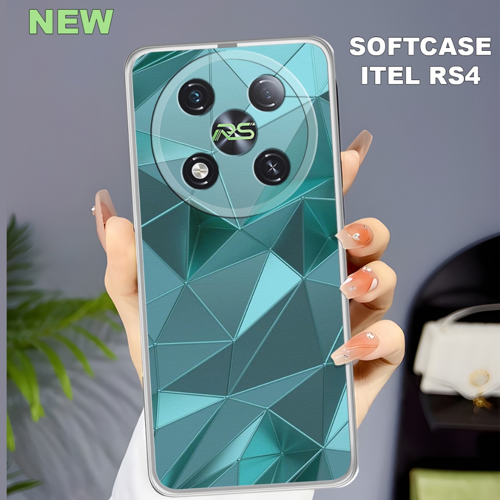 Jual Softcase Terbaru Itel RS4 new 2024 Case clear Lentur desain ...