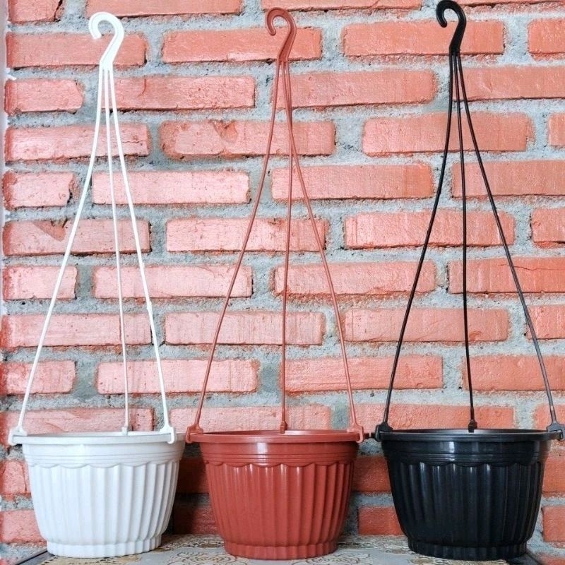 Jual (1pcs) POT GANTUNG lengkap tali | Shopee Indonesia