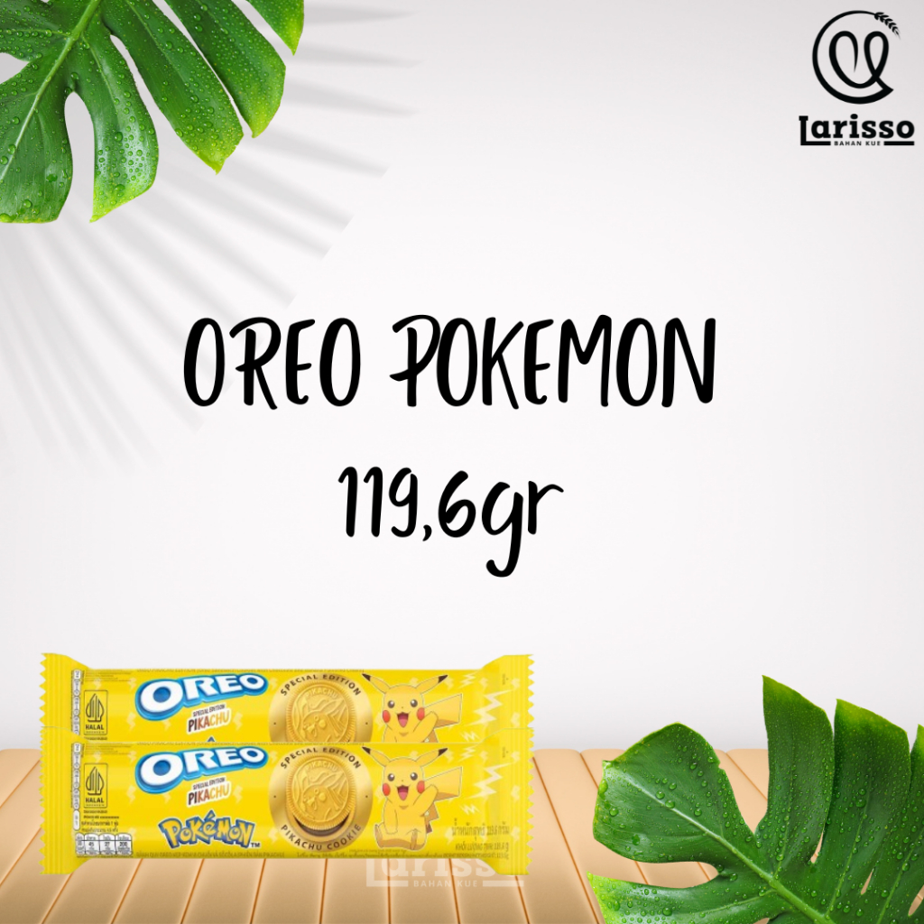 Jual OREO POKEMON WITH CHOCOLATE DAN BANANA 199,6GR | Shopee Indonesia