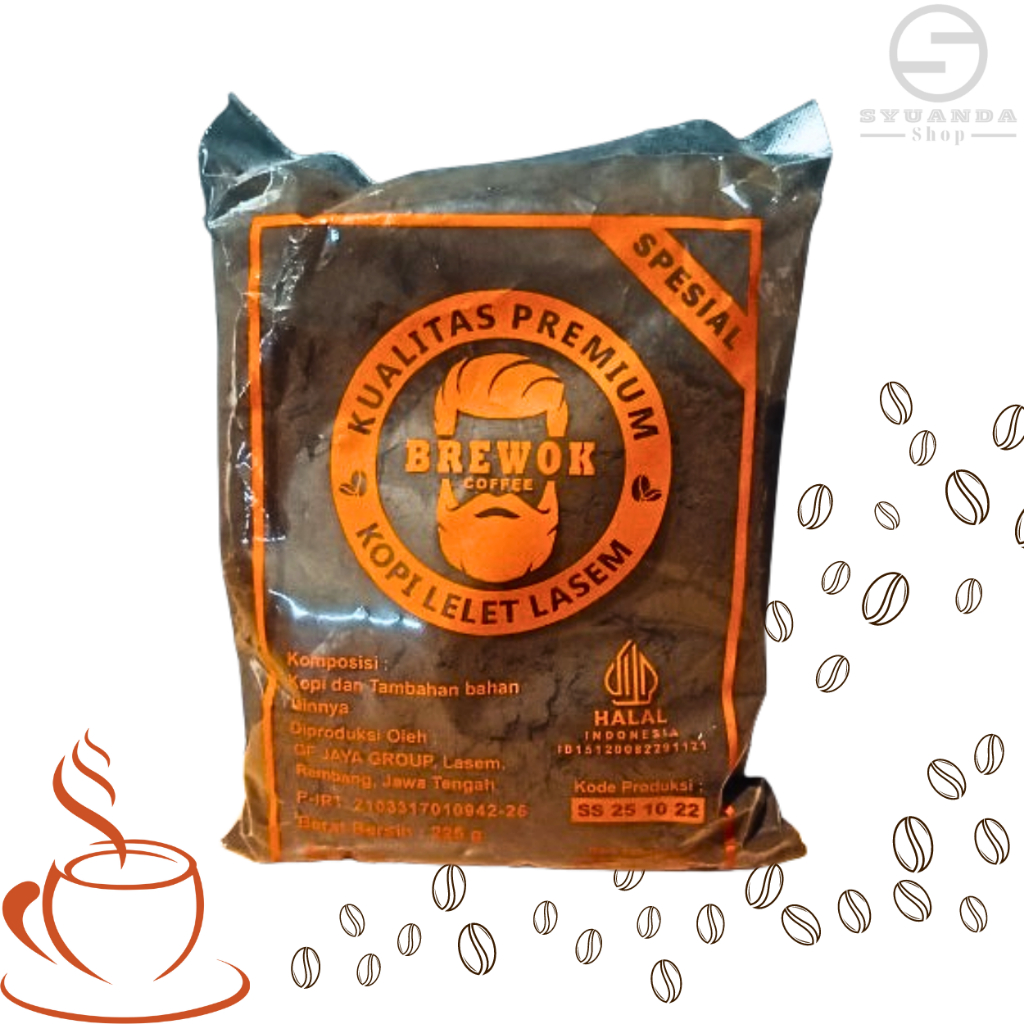 Jual KOPI LELET BREWOK 225gr / Kopi Lelet Lasem Rembang Robusta Coffee ...
