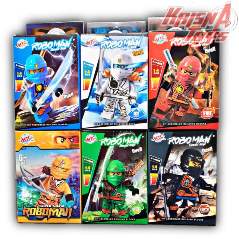 Jual MAINAN BALOK SUSUN/BRICK NINJA Masters of spinjitzu/BRICK NINJA ...