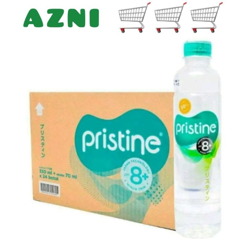 Jual pristine 8.6+ Air Mineral 1 Dus Karton 400 ml X 24 Pcs | Shopee Indonesia
