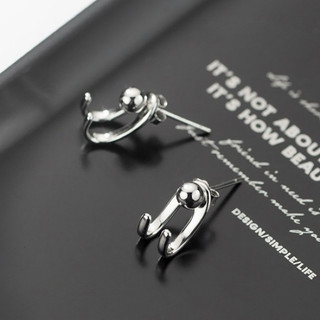 Jual Nolan Earcuff Stud Punk Earrings Anting Tusuk Hip Hop Cuff Daun ...