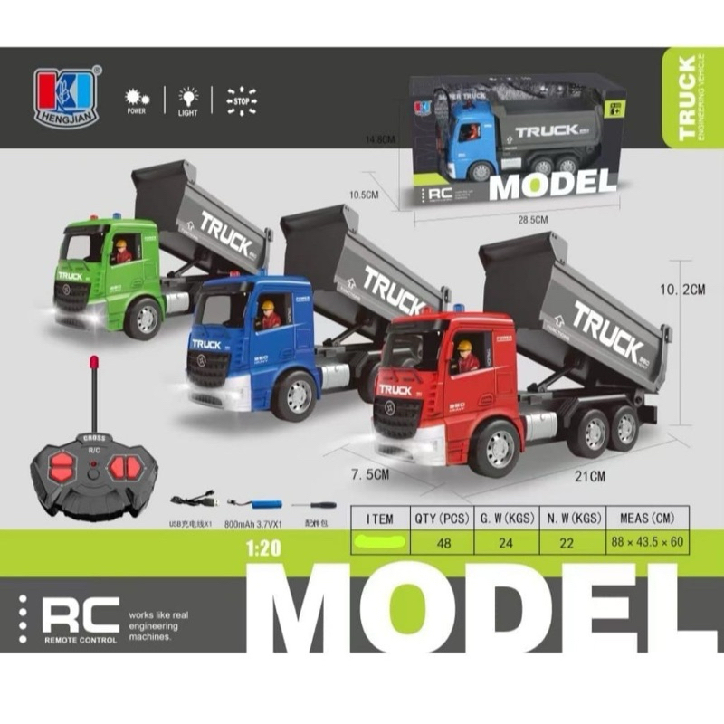 Jual SHE ACC Mainan Remote Control Truk , Beko , Molen Ukuran Besar ...