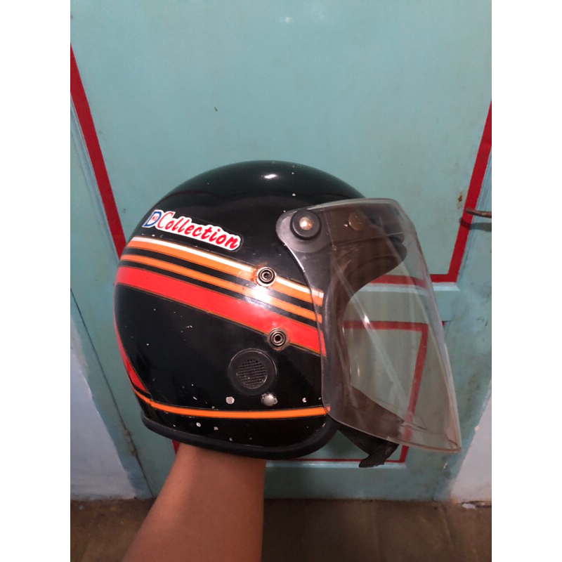 Jual helm jadul slim dmi dcollection | Shopee Indonesia
