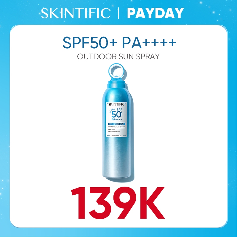 Jual SKINTIFIC - Outdoor Sunscreen Spray SPF 50+ PA++++ 250ml | UV Mist ...