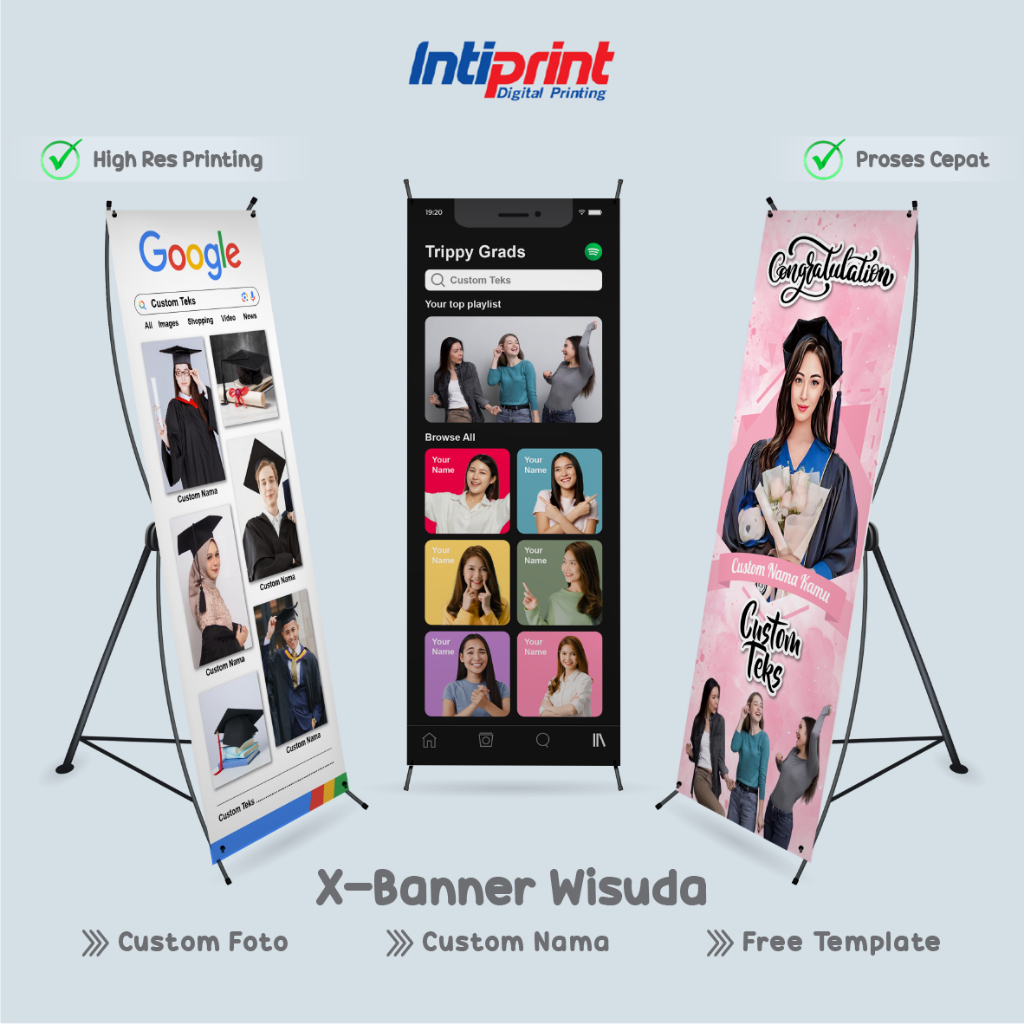 Jual Cetak Banner Wisuda / Standing Banner Graduation / Spanduk Sidang ...