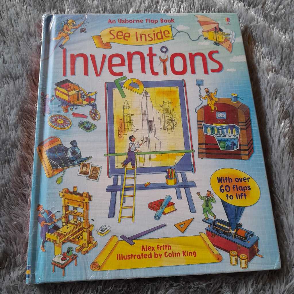 Jual AN USBORNE FLAP BOOK - SEE INSIDE INVENTIONS- BUKU ANAK | Shopee ...