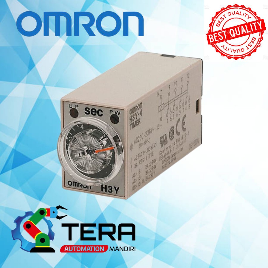 Jual TIMER + SOCKET H3Y-4 60s 24VDC OMRON READY STOK. | Shopee Indonesia