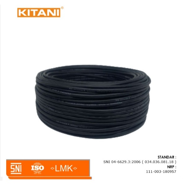 Jual KITANI - NYAF 0.5 mm² – Kabel Tembaga Serabut - 50 Meter | Shopee Indonesia