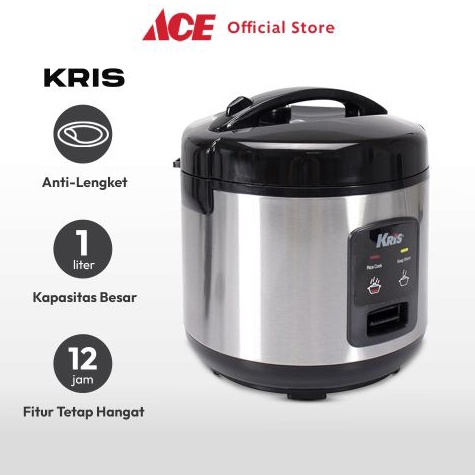 Jual KODE E7P8 Ace Kris 2 ltr Deluxe Rice Cooker Silver Magic Jar Magic ...