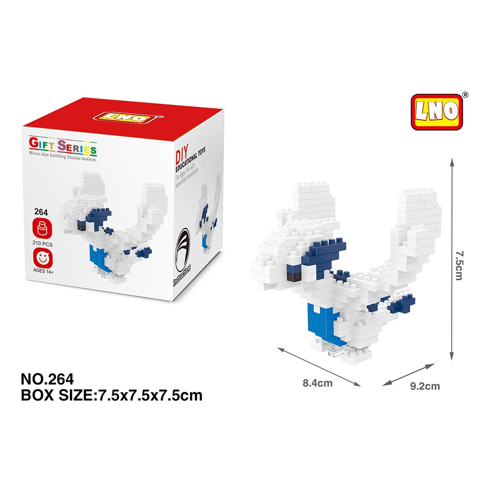 Jual Mainan Pokemon Character LNO Nano Block Bricks Mini Building 3D ...