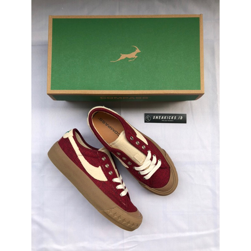 Jual [ORIGINAL] SEPATU COMPASS RETROGRADE LOW LINEN DUSK SIZE 40 ...