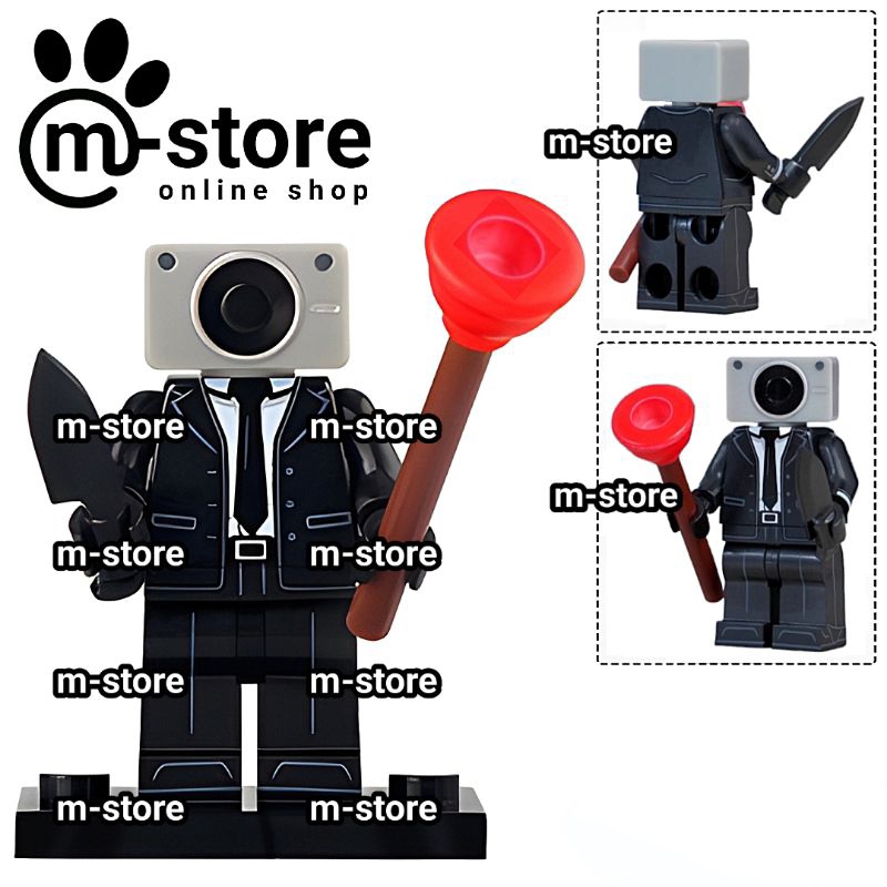 Jual brick skibidi toilet camera man cameraman mini toy figure | Shopee ...