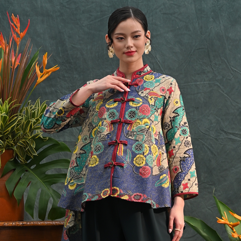 Jual NONA RARA - Amanda Dobi Solo T2913, Baju kerja blouse batik wanita ...