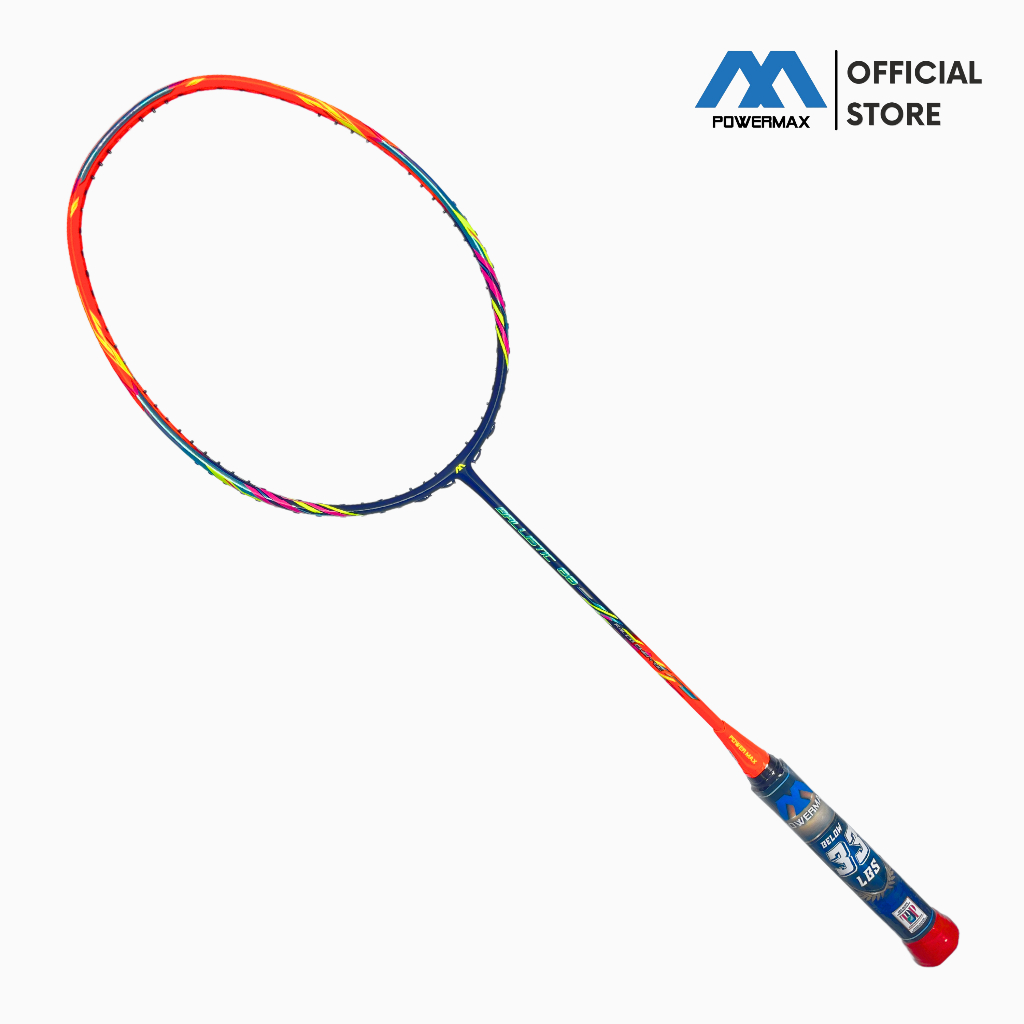 Jual POWERMAX Raket Badminton Ballistic 68 High Tension 33 Lbs 5U High ...