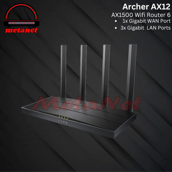Jual TP-Link Archer AX12 | AX1500 Wi-Fi 6 Router Dual Band | Shopee ...