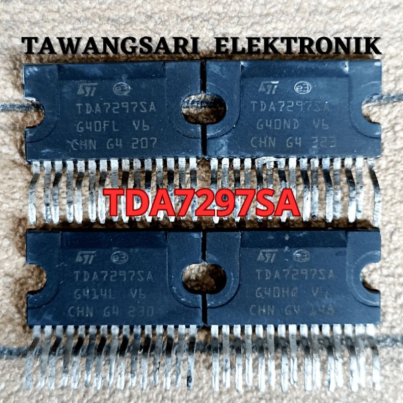 Jual ic audio power amplifier tda7297sa original cabutan ic tda 7297 sa asli original | Shopee ...