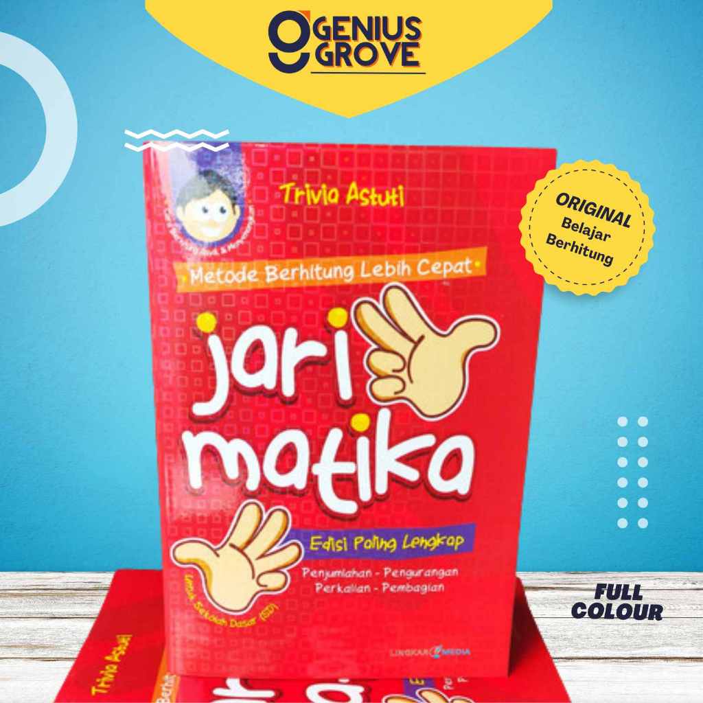 Jual [Genius Grove] Buku Jarimatika Pintar - metode berhitung lebih ...