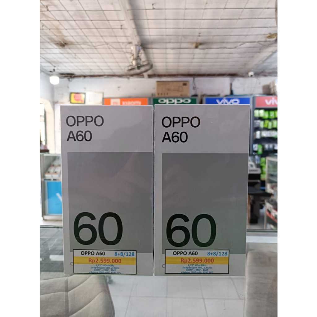 Jual OPPO A60 RAM 8GB+8GB INTERNAL 128GB NEWW | Shopee Indonesia