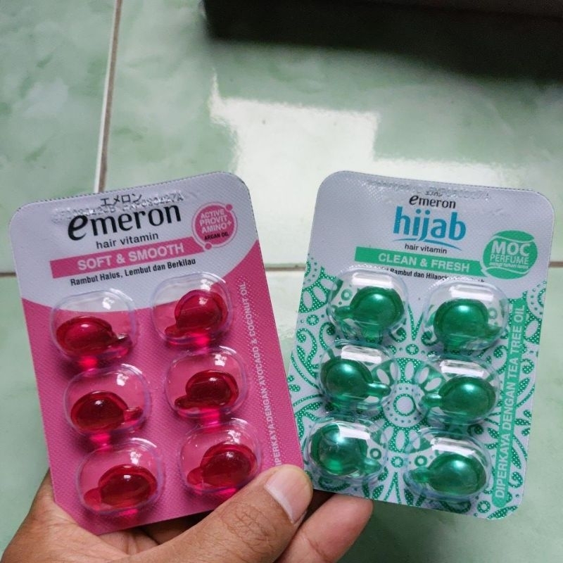 Jual EMERON HAIR VITAMIN RAMBUT | Shopee Indonesia