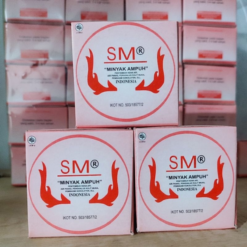 Jual Salep Obat Krim Cream Merah Minyak Ampuh SALEP SM Luka Bakar, Luka ...
