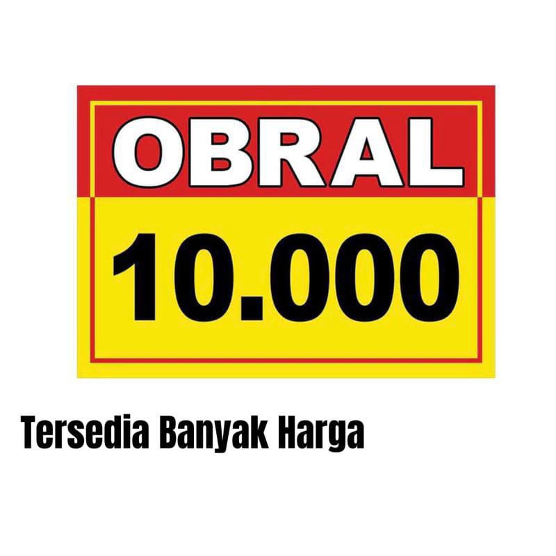 Jual Kertas tulisan harga bandrol / Kertas harga obral / KERTAS OBRAL ...