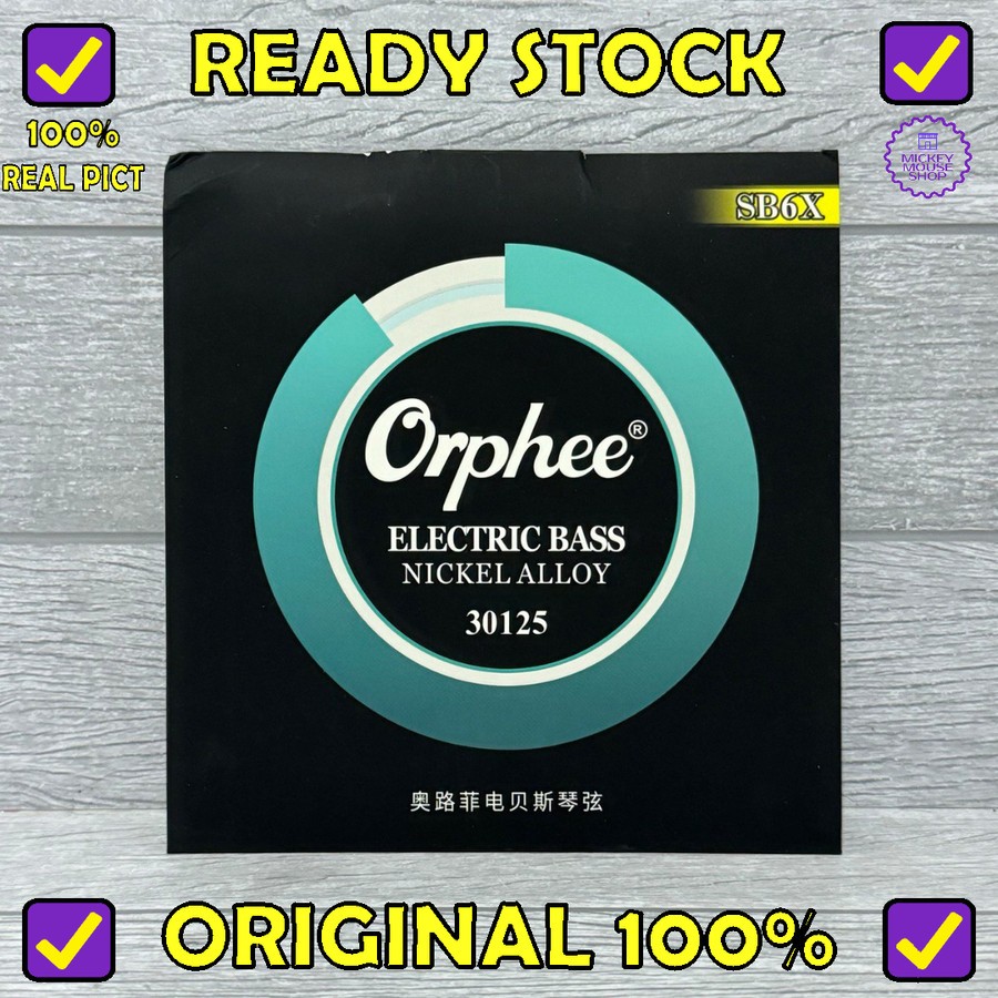 Jual Senar Bass Elektrik Orphee SB6X Nickel Alloy Carbon Steel 6 String ...