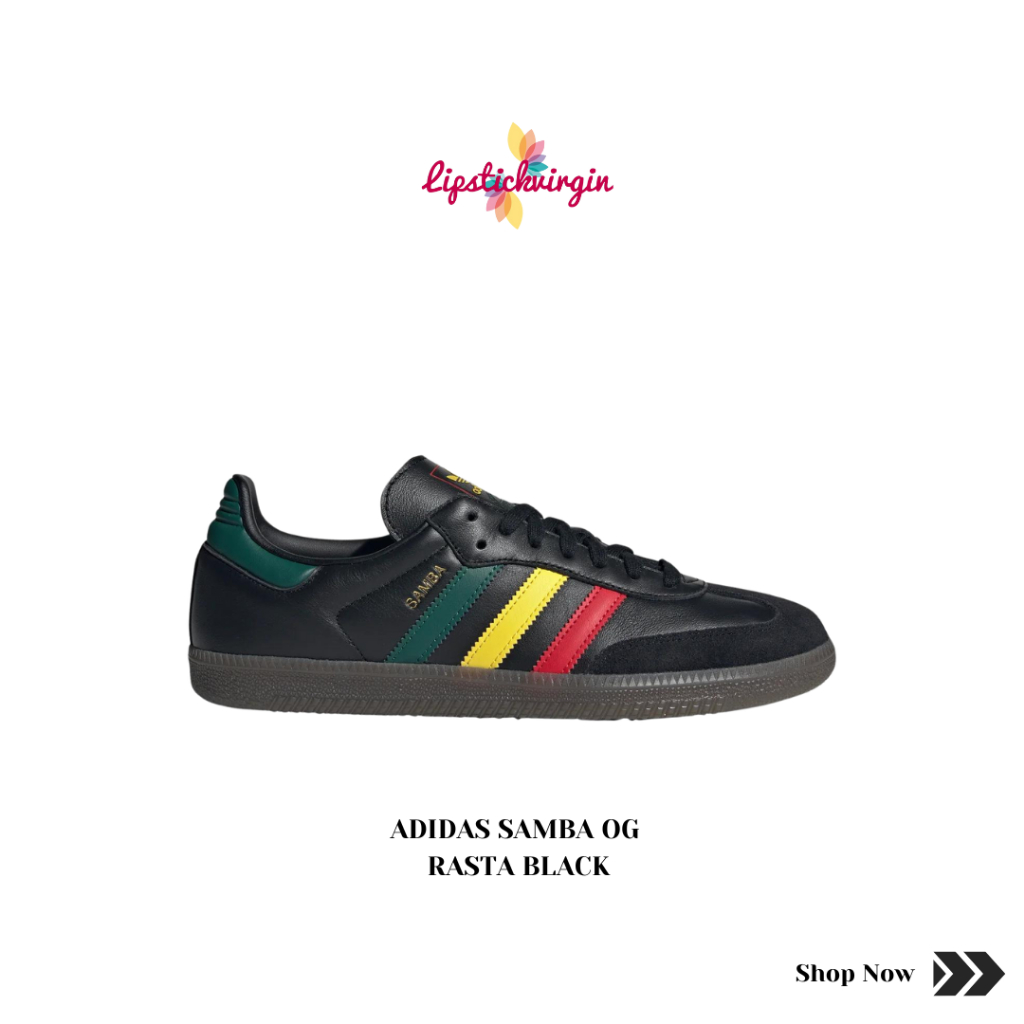 Jual Adidas Samba OG Rasta Black | Shopee Indonesia