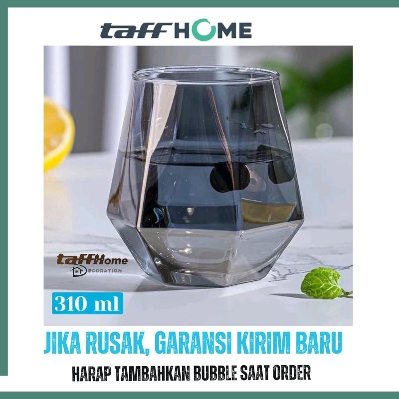 Jual One Two Cups Gelas Minuman Diamond Crystal Borosilicate Glass 310 ...
