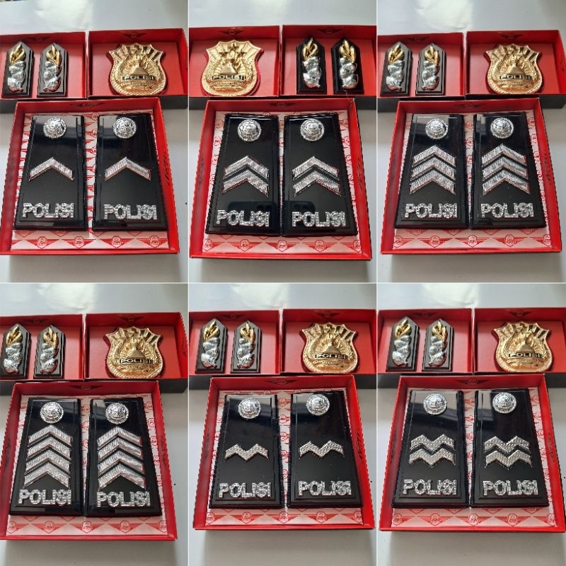 Jual pangkat bripda briptu brigadir bripka aipda aiptu pdh ful mika ...