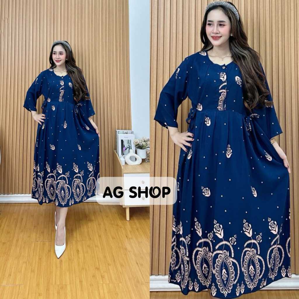 Jual DASTER CHIBI JUMBO MOTIF - DRESS VIRAL KEKINIAN LD 120 | Shopee ...