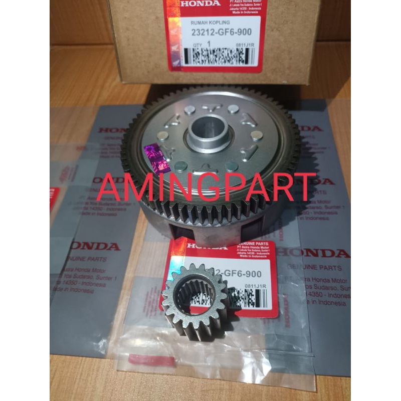 Jual MANGKOK RUMAH KOPLING ASSY+GIGI GENDENG 67 T +GIGI KECIL 18 T PRIMER HONDA WIN WIN WIN 100 ...
